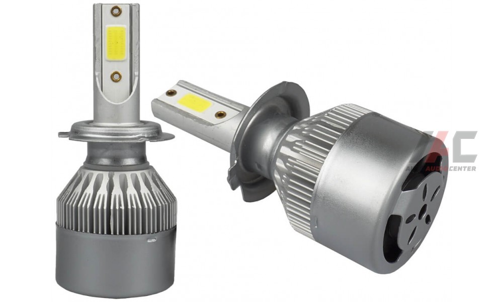 Светодиодные LED лампы C6 H7 COB (кулер) купить с доставкой по Украине ...